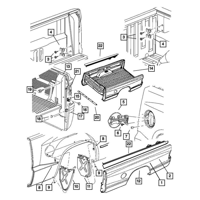 Mopar® 55112210AA - Box Side Outer Panel
