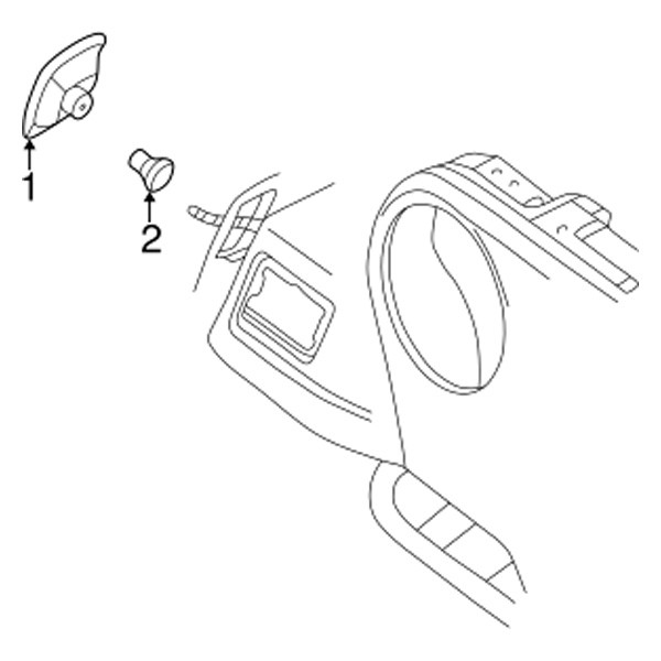 Mopar® 55155628AC - Passenger Side Replacement Side Marker Light