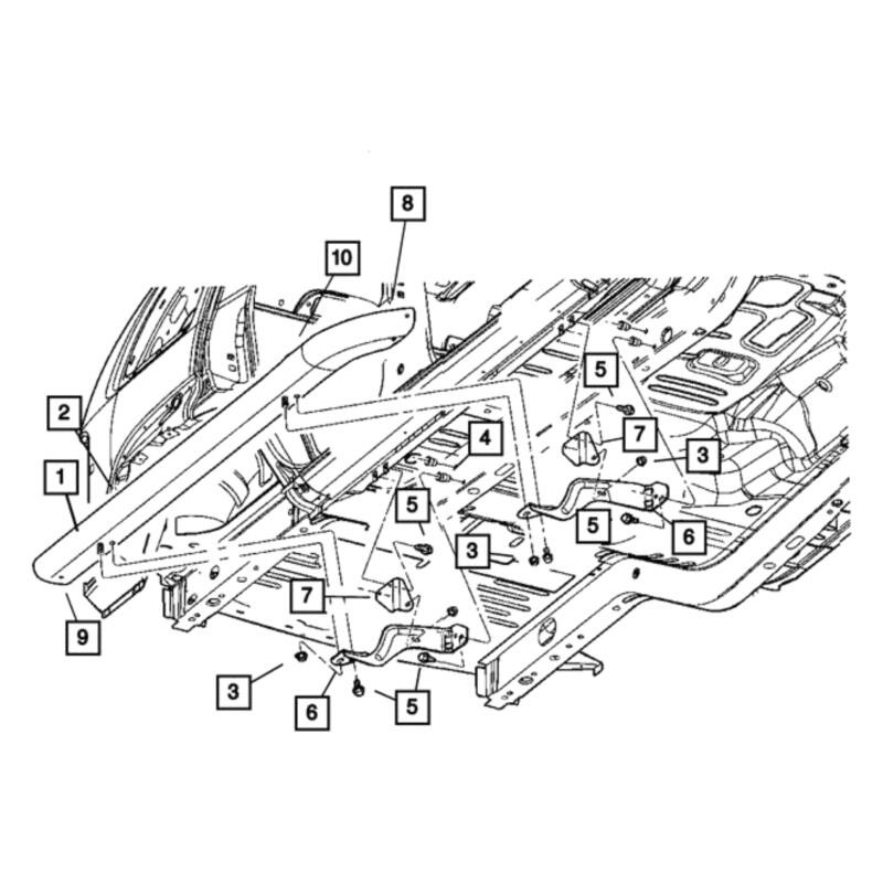 Mopar® 55156509AD - Side Step Step Pad
