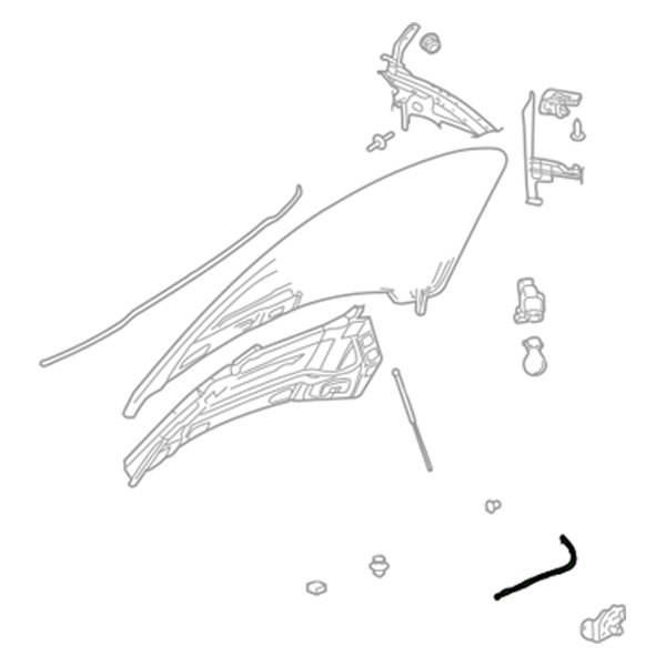 Mopar® 55364471AA - Hood Release Cable