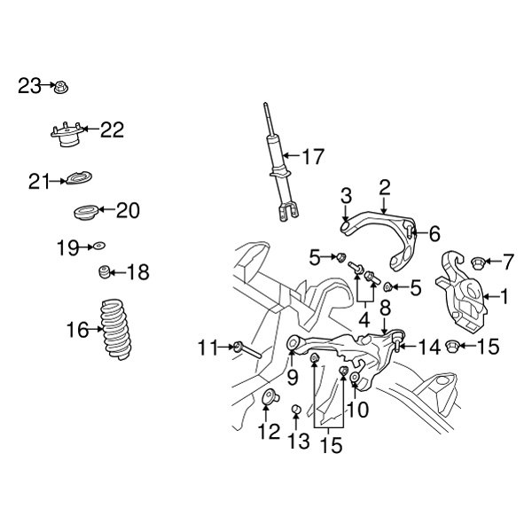 Mopar® 55366652AK - Front Control Arm