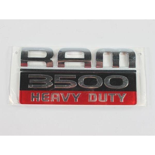 Mopar® 55372159AC - "RAM 3500 Heavy Duty" Nameplate Front Door Emblem