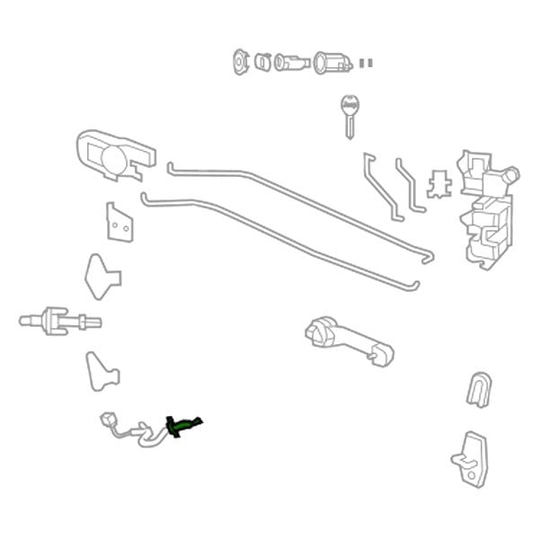 Mopar® 55397012AA - Front Door Check Bracket