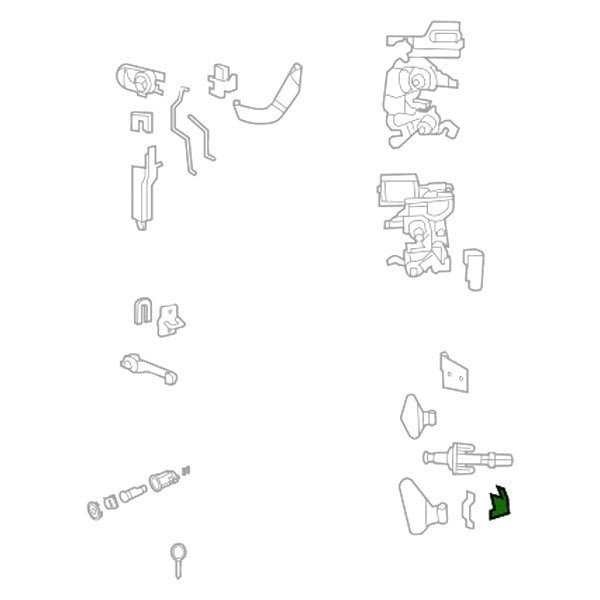 Mopar® 55397400AD - Front Door Check Bracket