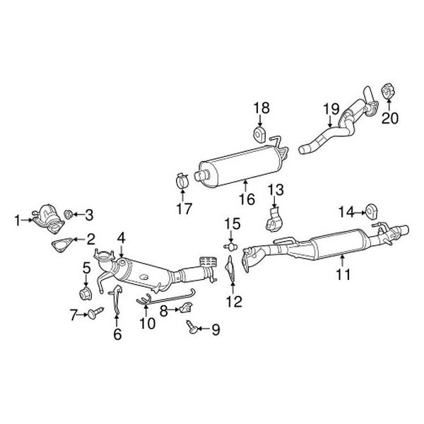 Mopar® 55398254AE - Exhaust Tailpipe