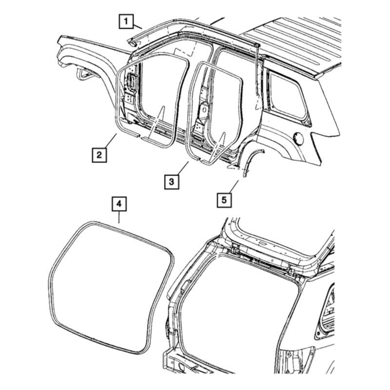 Mopar® - Body Side Seal