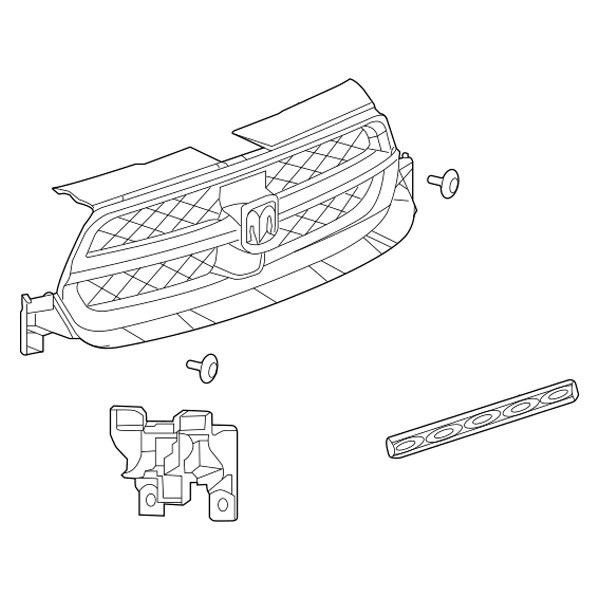 Mopar® 57010709AJ - Upper Grille