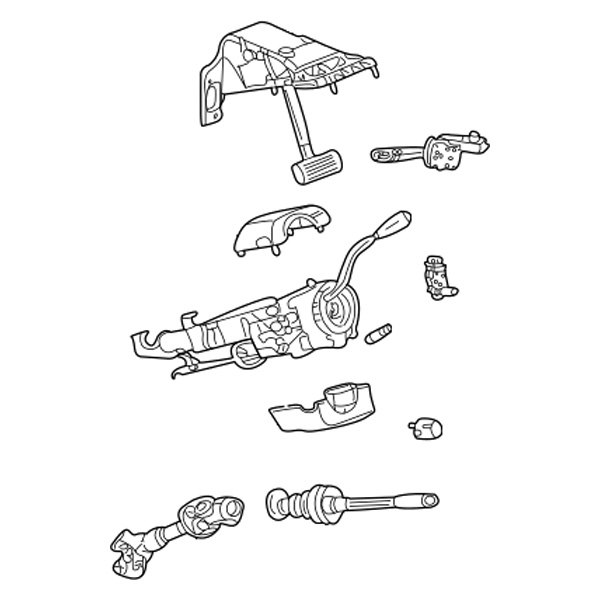 Mopar® 5GE09BD1AD - Steering Column Cover