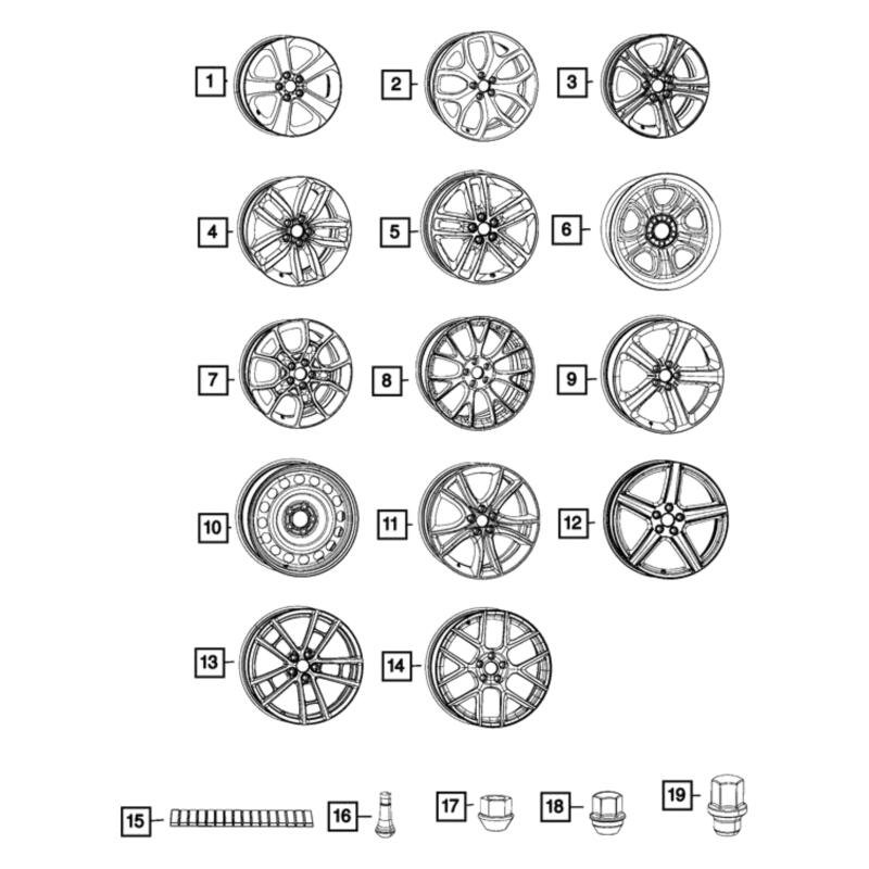 Dodge OE 5PN35DX8AA - Wheel