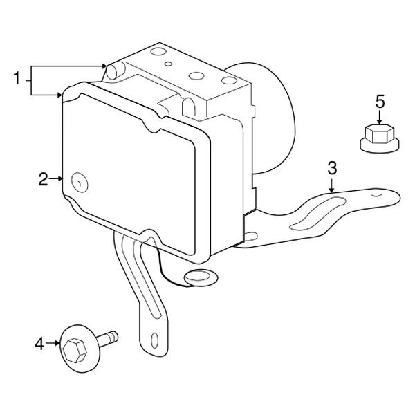 Mopar® 68002458AE - ABS Control Module