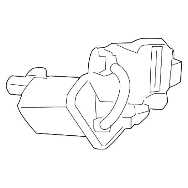 Mopar® 68002489AA - Rear Back Glass Wiper Motor