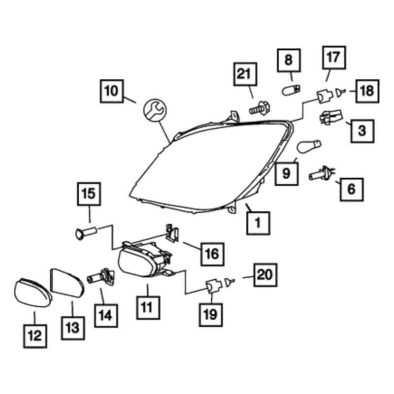 Mopar® 68012133AA - Seal