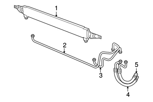 Mopar® 68021173AB - Automatic Transmission Oil Cooler Hose