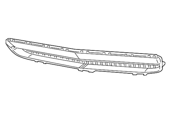 Dodge OE 68043389AA - Front Lower Grille