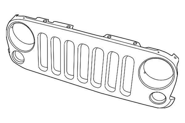 Mopar® 68046306AC - Grille
