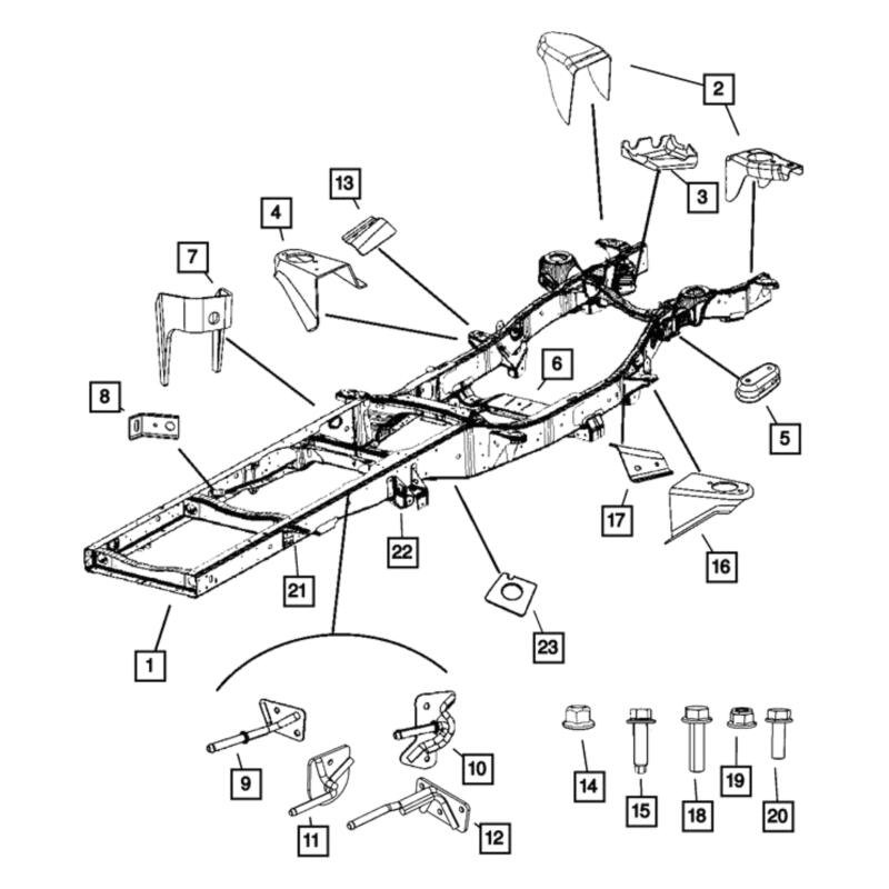 Mopar® - Cab Bracket