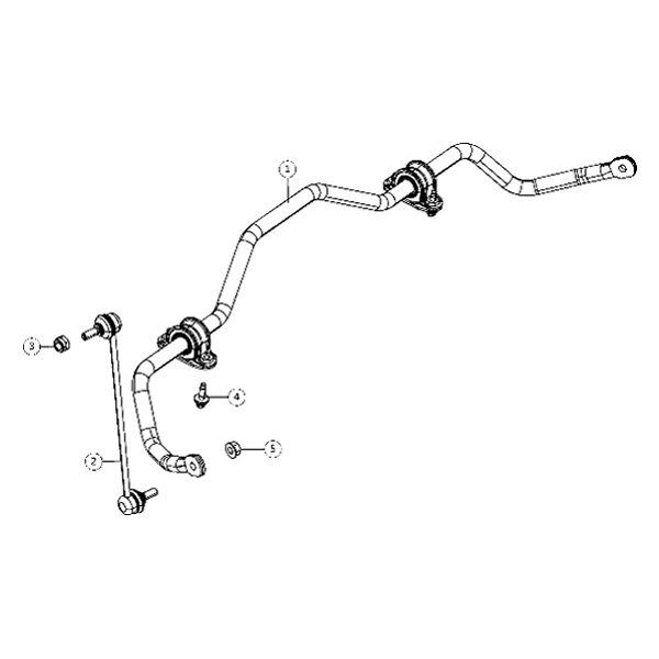Mopar® 68073033AB - Front Stabilizer Bar Link