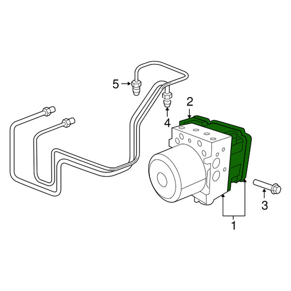 Mopar® 68089120AB - ABS Control Module