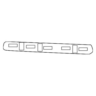 Mopar® 68100691AA - "Dodge" Nameplate Grille Emblem