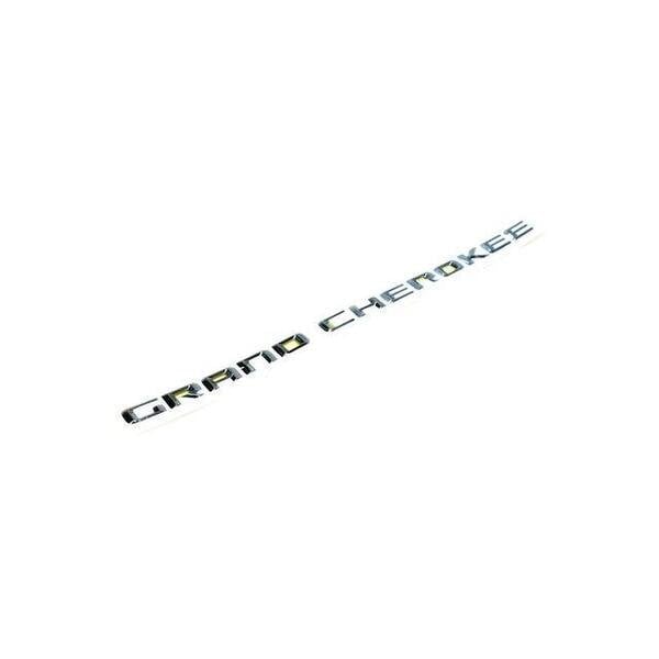 Mopar® 68110321AC - "Grand Cherokee" Nameplate Chrome Front Door Emblem