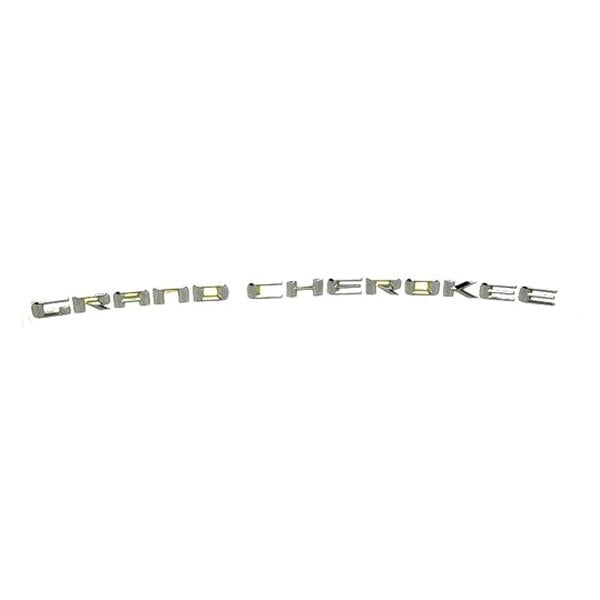 Mopar® 68110321AC - "Grand Cherokee" Nameplate Chrome Front Door Emblem