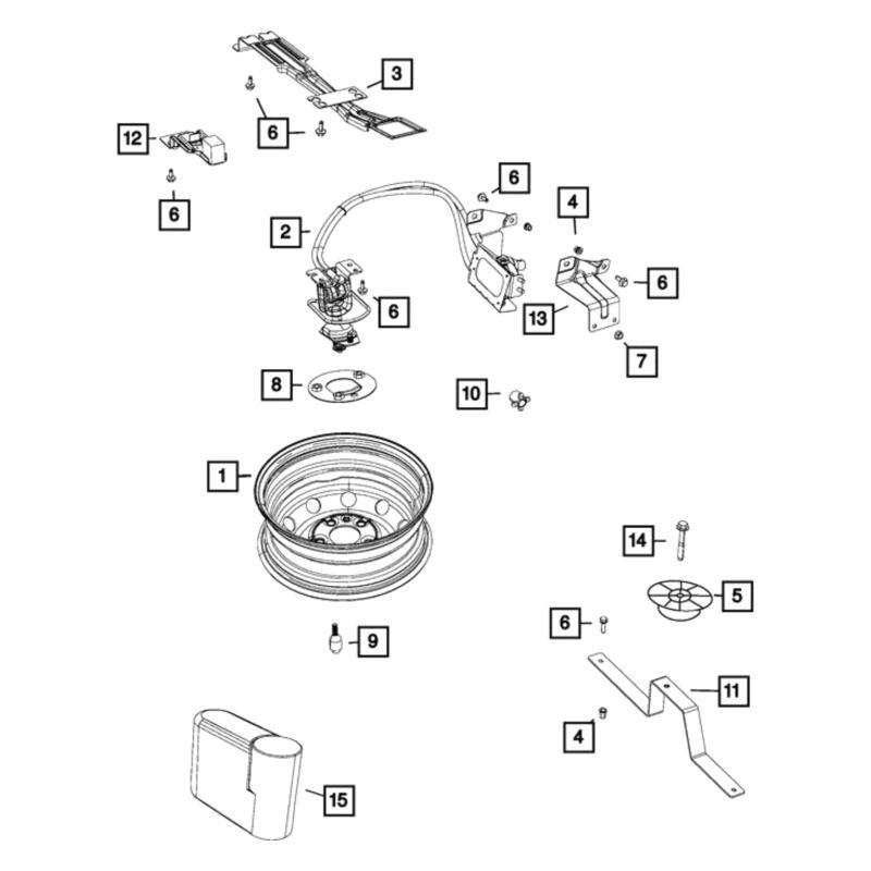 Mopar® 68134019AA - Screw