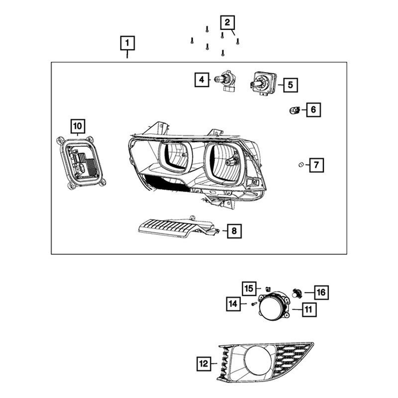 Mopar® 68138776AA - High Intensity Discharge Headlight Control Module