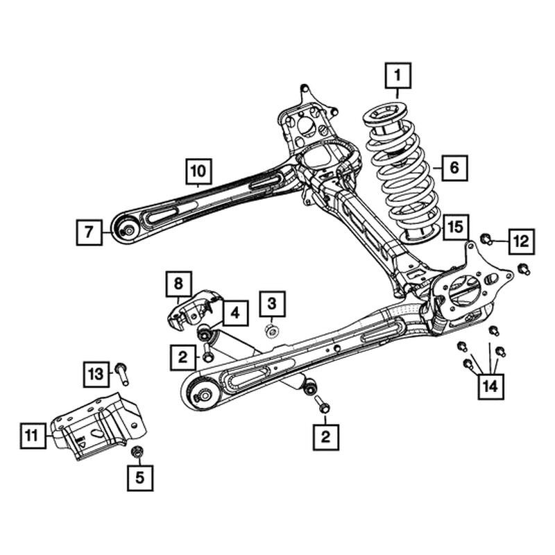 Mopar® 68144549AF - Front Driver or Passenger Side Shock Absorber