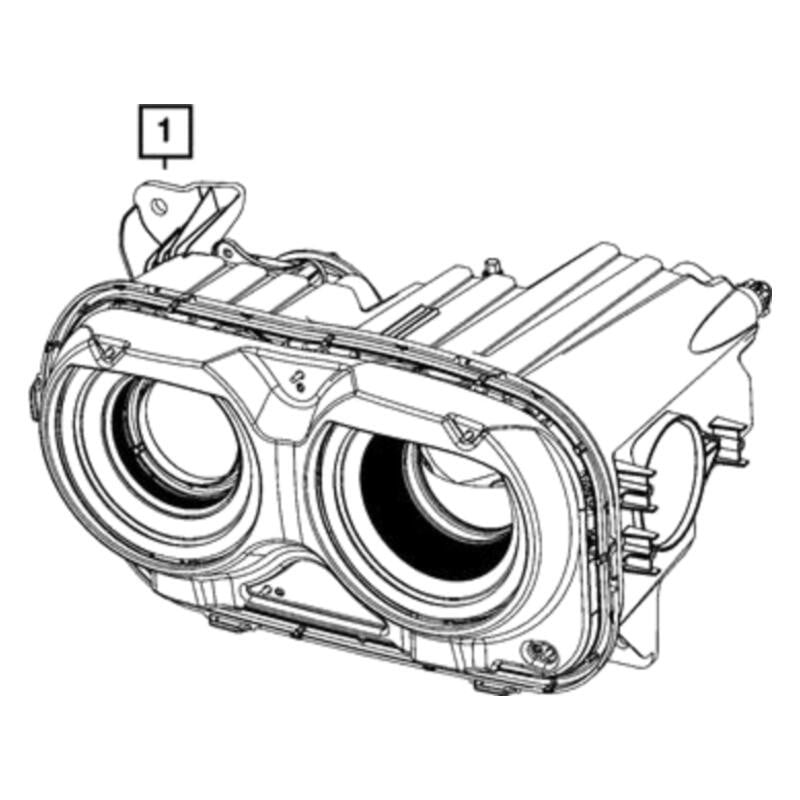 Mopar® 68174064AG - Headlamp