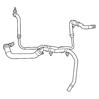 Mopar® 68184913AE - Engine Coolant Reservoir Hose