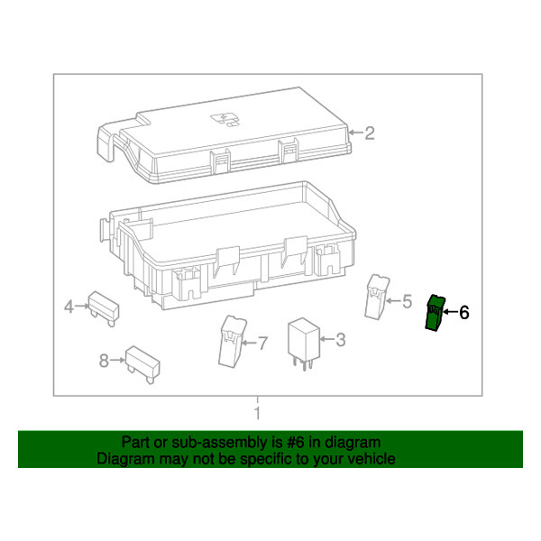 Ram OE 68202896AB - Multi-Purpose Fuse