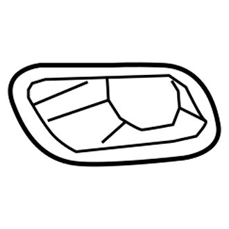 Jeep OE 68203224AA - Front Right Fog Light Trim