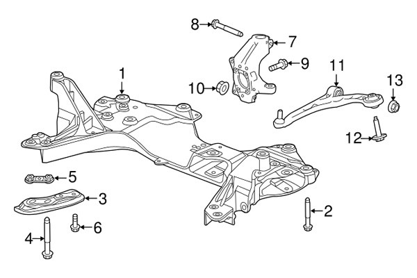 Mopar® 68211642AF - Front Control Arm