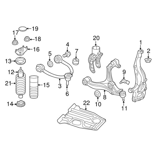 Mopar® 68217808AB - Front Control Arm