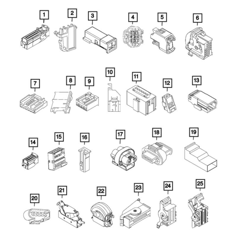 Mopar® 68231558AA - Electrical Connector