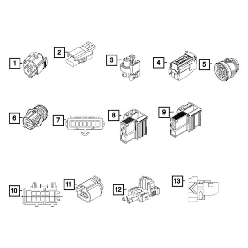Mopar® 68236017AA - Electrical Connector