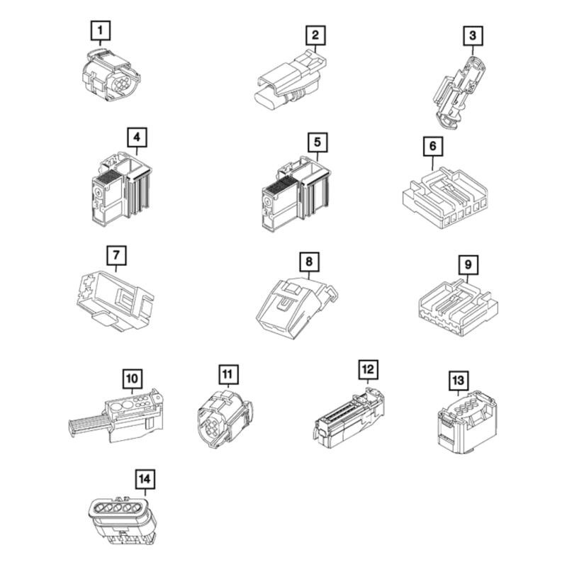 Mopar® 68238114AA - Electrical Connector