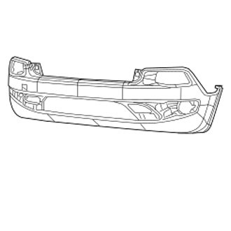 Mopar® 68242484AC - Front Lower Bumper Cover