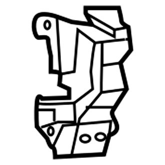 Mopar® 68244465AA - Rear Driver Side Lower Bumper Cover Support Rail