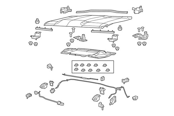 Mopar® 68247126AA - Front Hood Release Cable