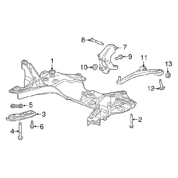 Mopar® 68247510AC - Front Passenger Side Lower Control Arm