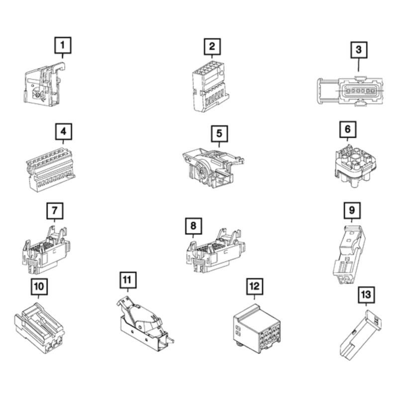 Mopar® 68265996AA - Electrical Connector