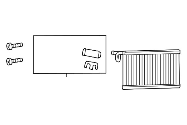 Mopar® 68267079AB - A/C Evaporator Core