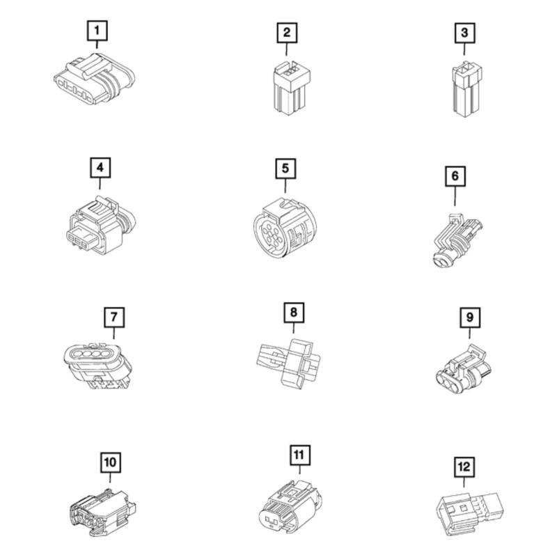Mopar® 68268751AA - Electrical Connector