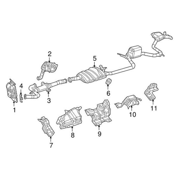 Mopar® 68271967AA - Exhaust Crossover Pipe Gasket