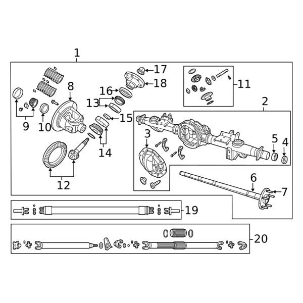 Mopar® 68272113AA - Rear Driver Side Axle Shaft