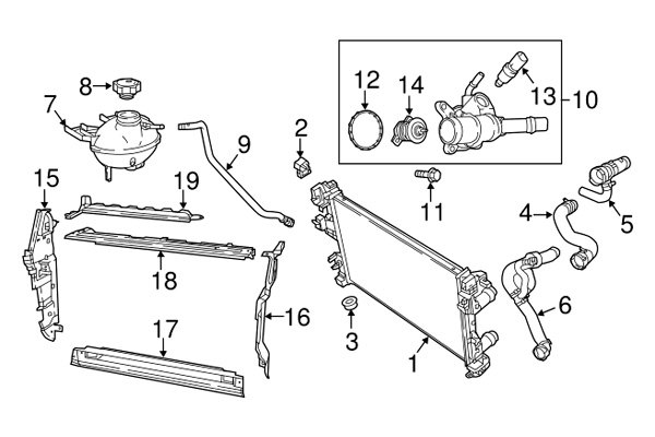 Mopar® 68273401AA - Engine Coolant Radiator