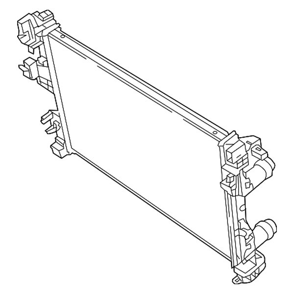 Mopar® 68273401AA - Engine Coolant Radiator
