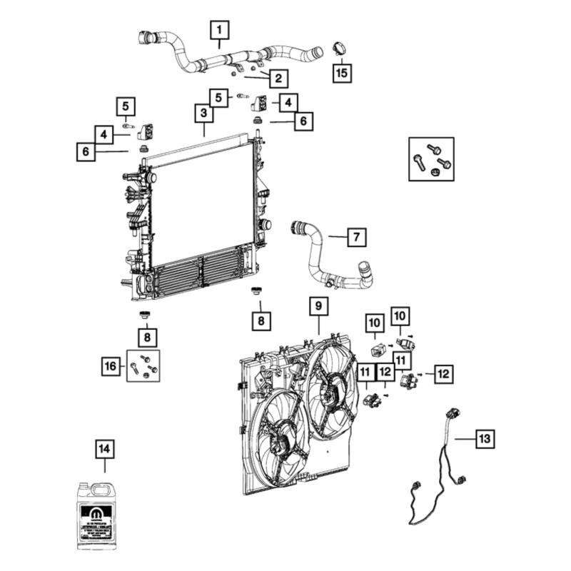 Mopar® 68277017AA - Screw