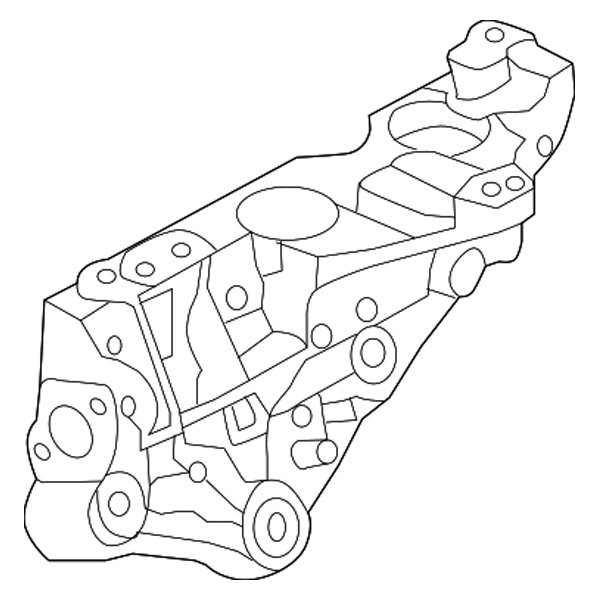 Ram OE 68280315AA - Exhaust Gas Recirculation (EGR) Cooler Bracket